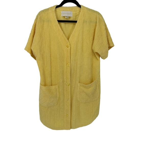 Vintage | Intimates & Sleepwear | Vintage Herbcraft Button Robe Size ...